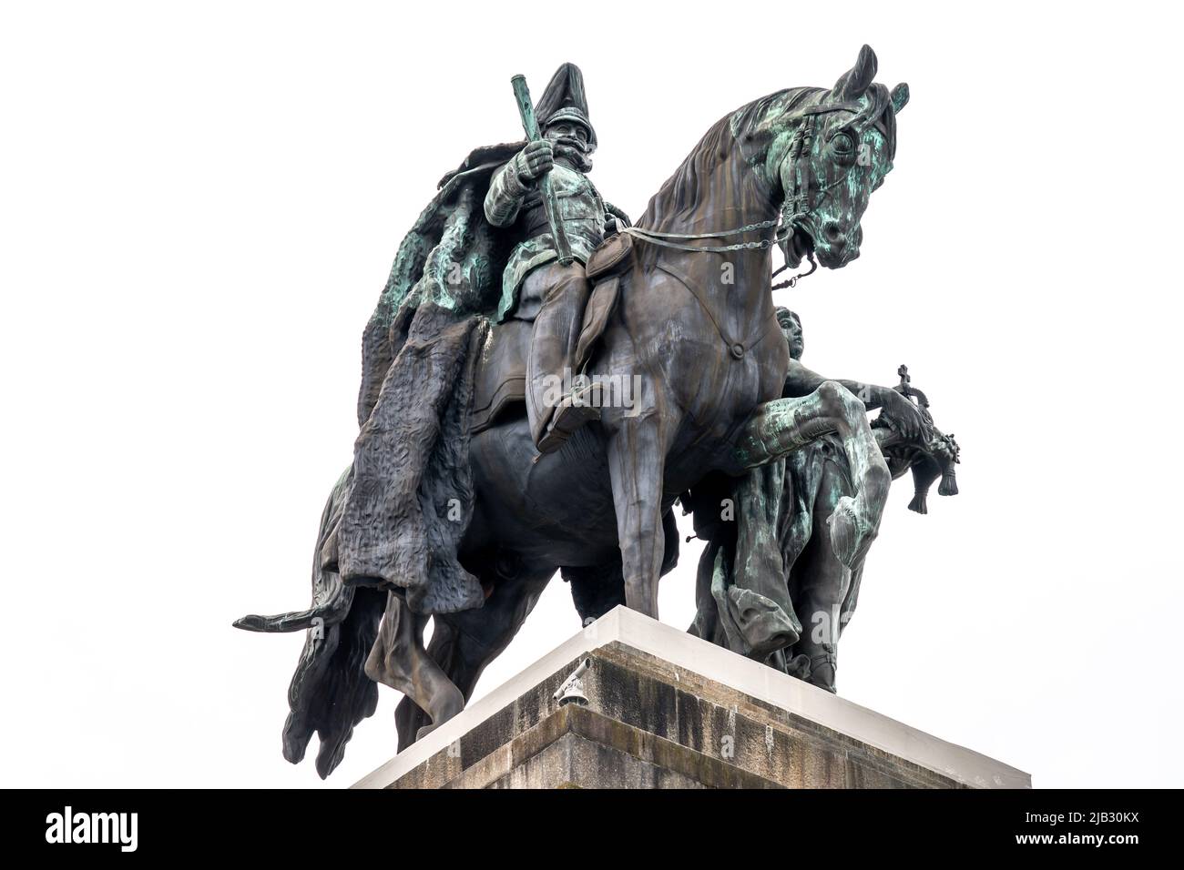 Statue of German Emperor William I in Koblenz, Germany Stock Photo - Alamy