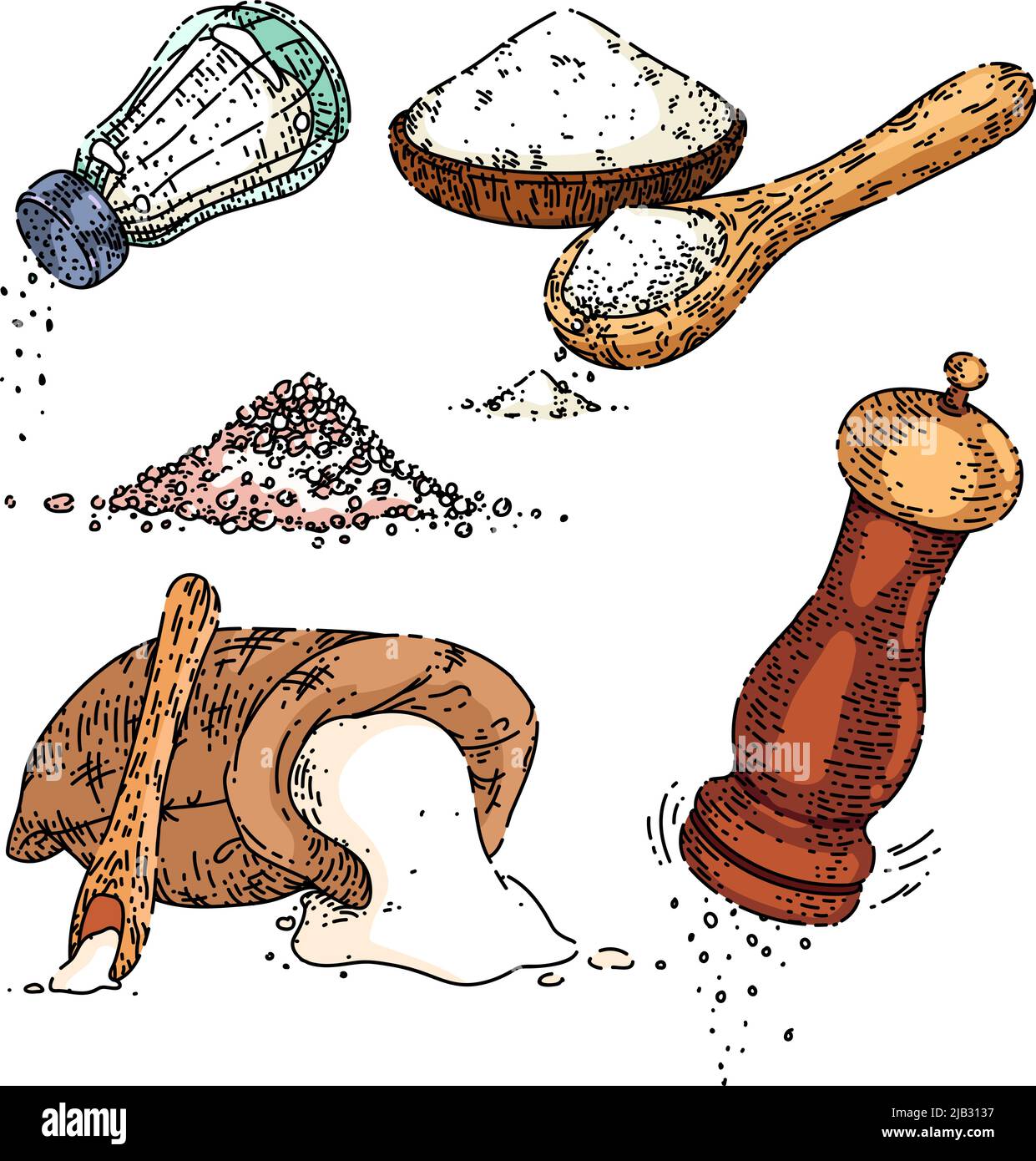 Salt shaker hand Cut Out Stock Images & Pictures - Alamy