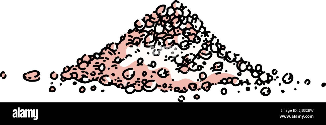 handful of salt sketch hand drawn vector Stock Vector Image & Art - Alamy