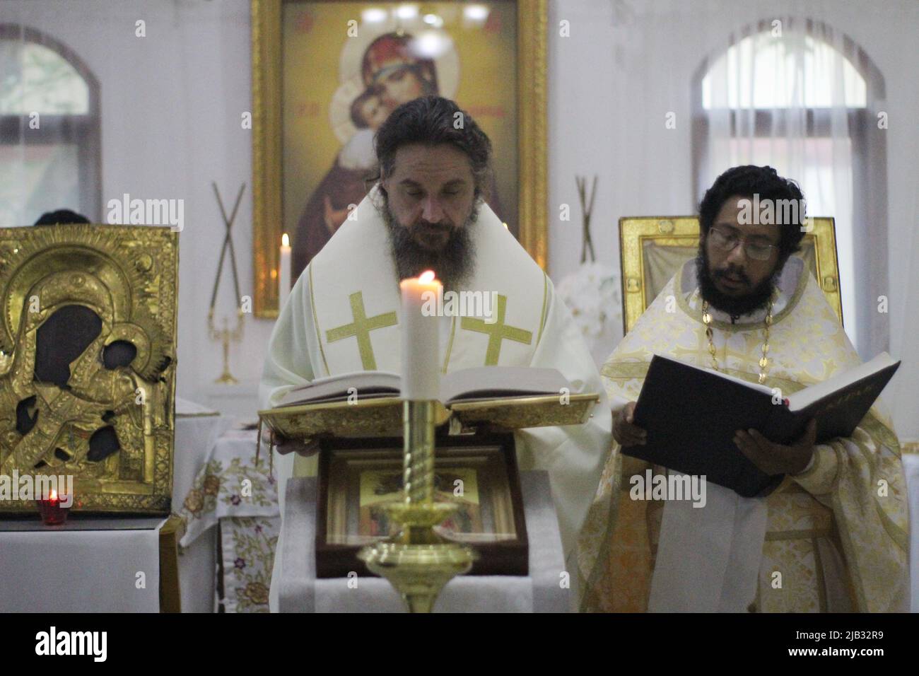 Bekasi City, West Java, Indonesia. 2nd June, 2022. Russian Orthodox ...
