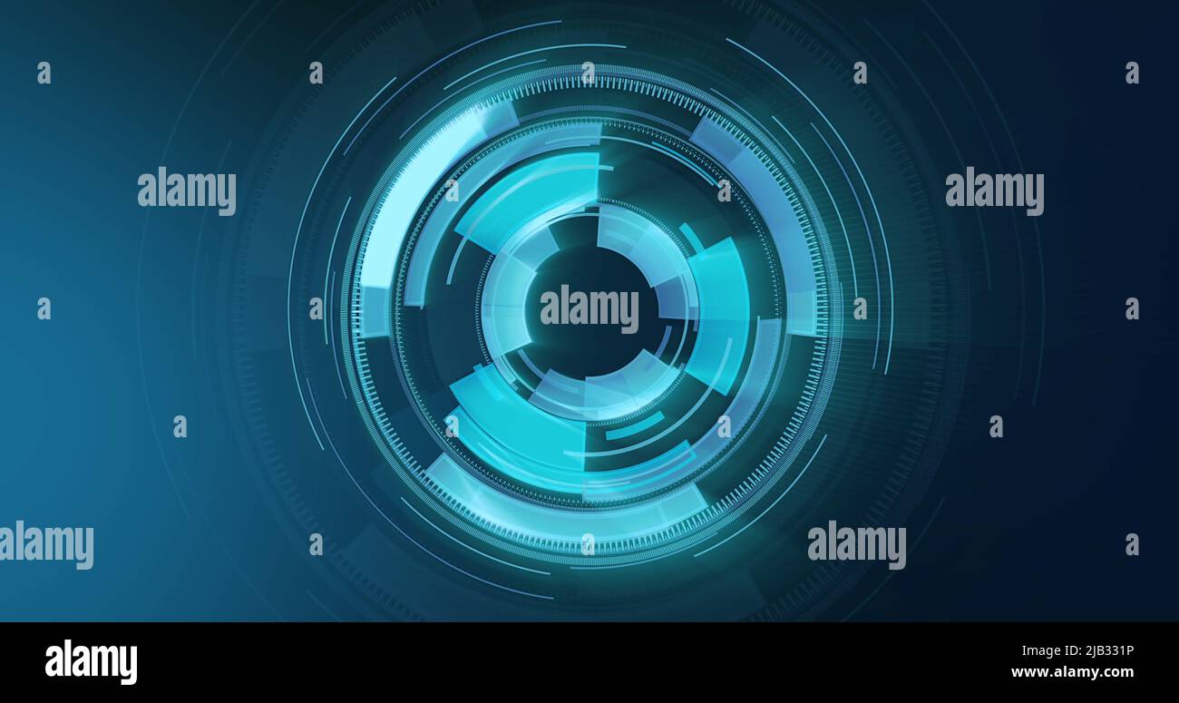 Image of scopes scanning on blue background Stock Photo - Alamy