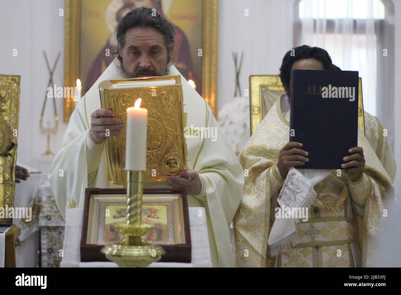 Bekasi City, West Java, Indonesia. 2nd June, 2022. Russian Orthodox ...