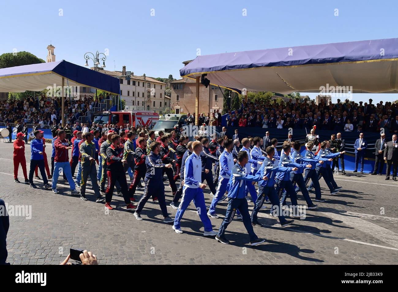 Rome, 2 June 2022 Parade for the 76th anniversary of the Italian ...
