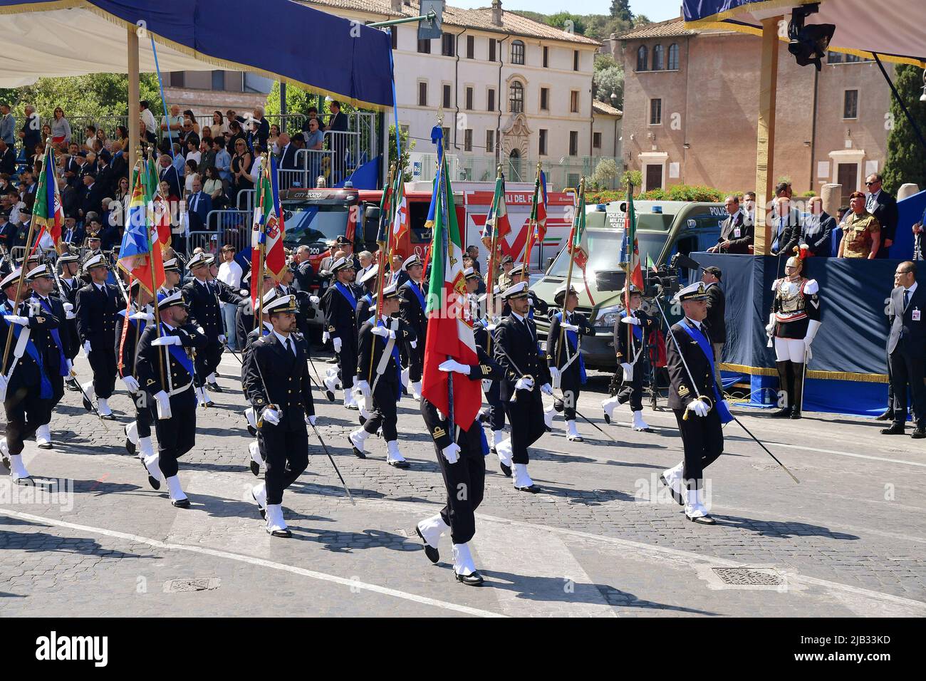 Rome, 2 June 2022 Parade for the 76th anniversary of the Italian ...