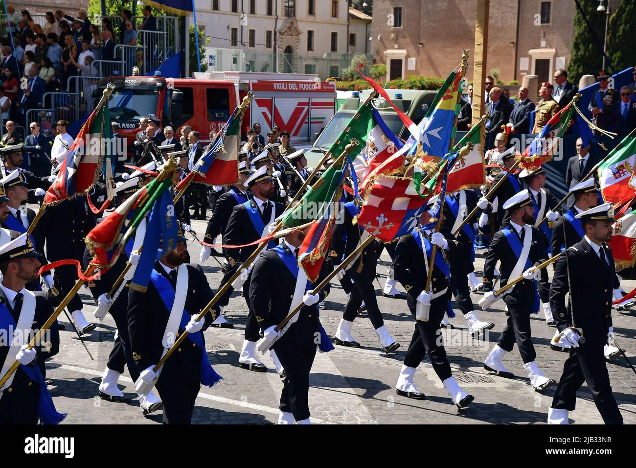 Rome, 2 June 2022 Parade for the 76th anniversary of the Italian ...
