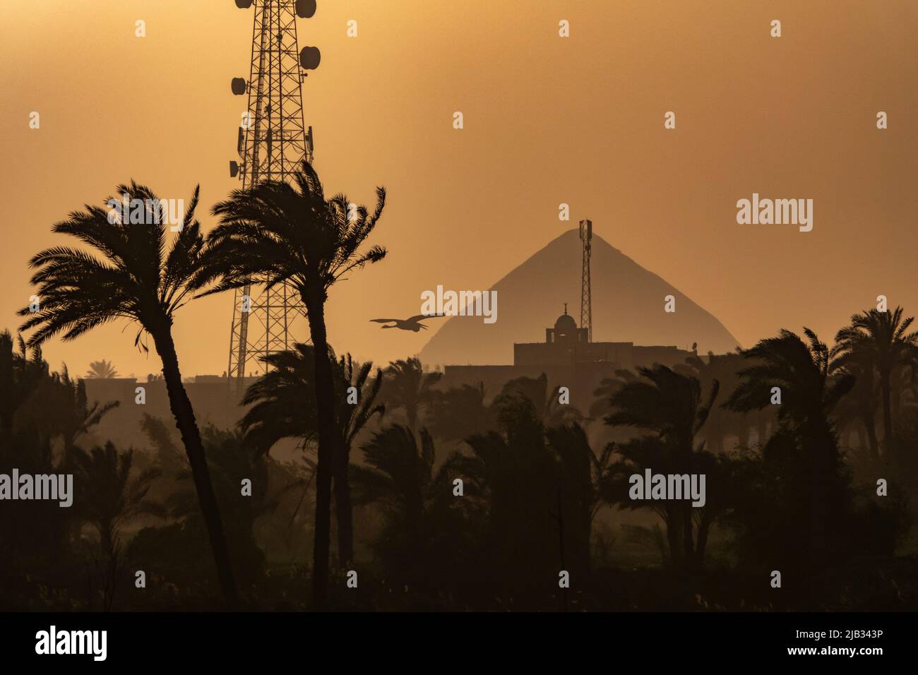 Pyramid of dahshur river nile hi-res stock photography and images - Alamy