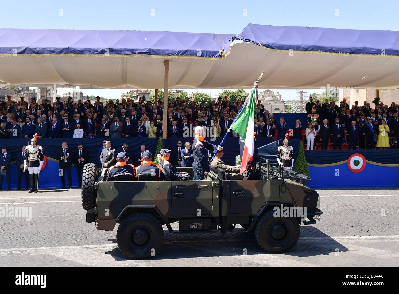 Rome, Italy. 02nd June, 2022. Rome, 2 June 2022 Parade for the 76th ...