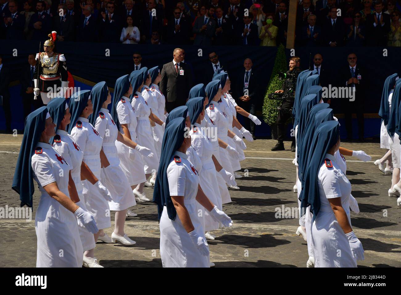 Rome, Italy. 02nd June, 2022. Rome, 2 June 2022 Parade for the 76th ...