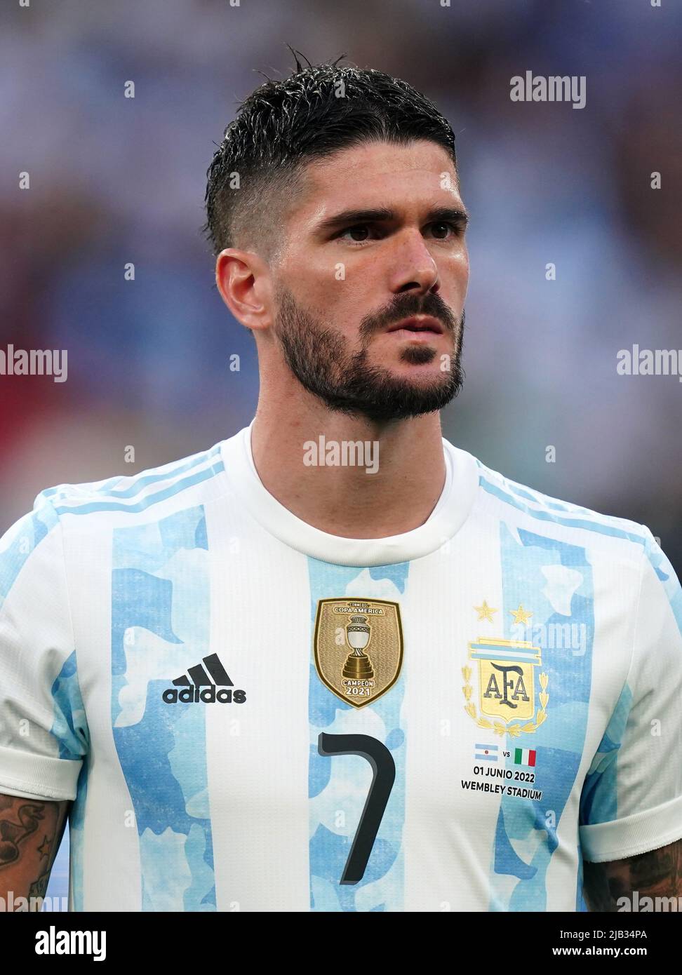 Argentina's Rodrigo De Paul during the Finalissima 2022 match at ...