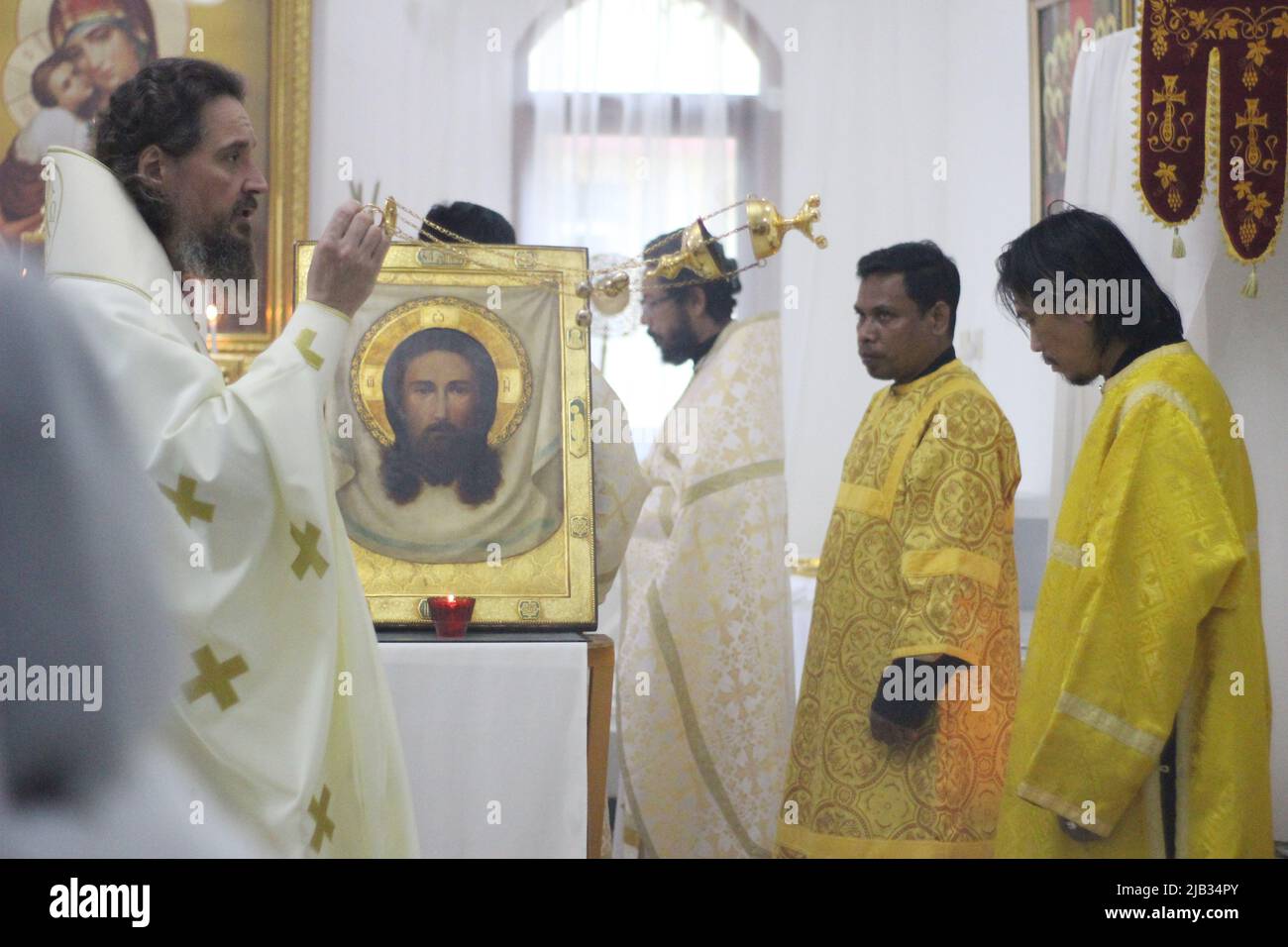 Bekasi City, West Java, Indonesia. 2nd June, 2022. Russian Orthodox ...