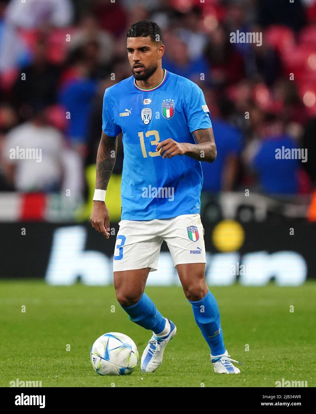 Italy's Emerson during the Finalissima 2022 match at Wembley Stadium ...