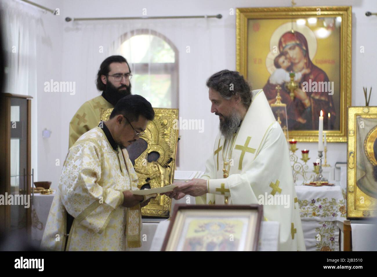 Bekasi City, West Java, Indonesia. 2nd June, 2022. Russian Orthodox ...
