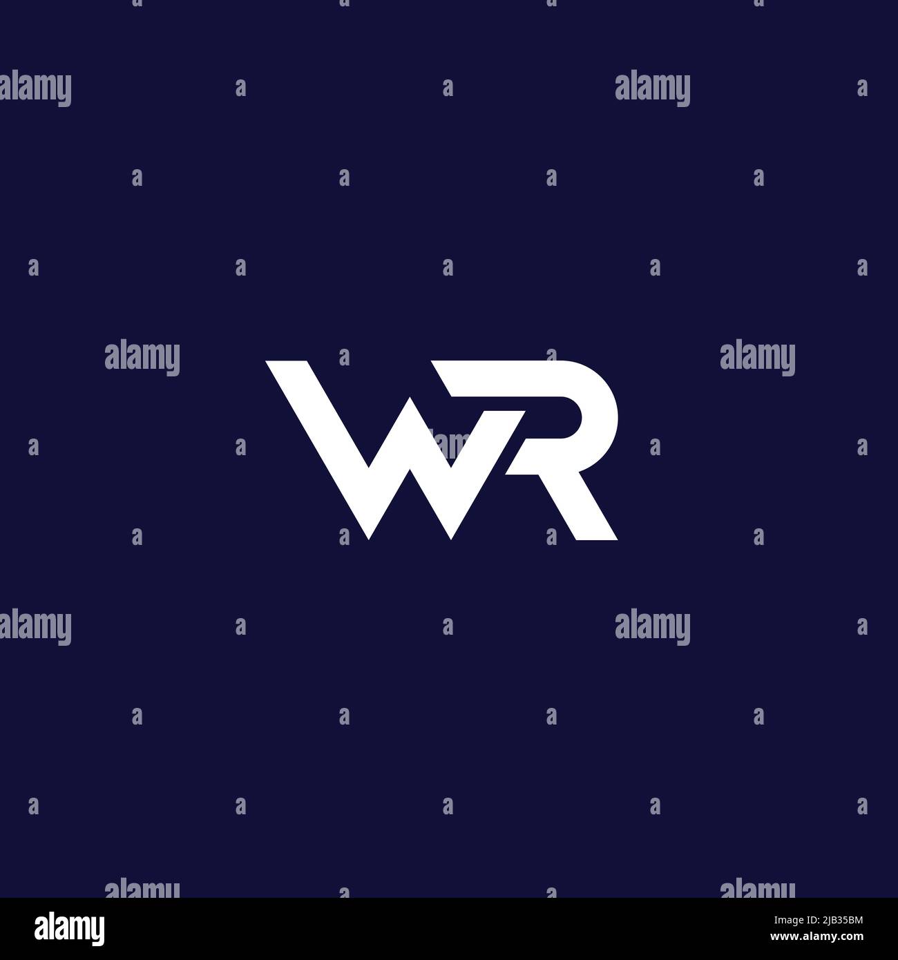 WR letters logo design Stock Vector Image & Art - Alamy