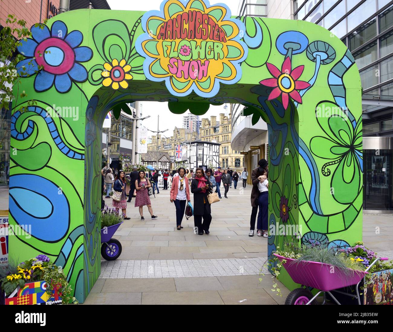 Manchester, UK, 2nd June, 2022. The Manchester Flower Show returns to ...