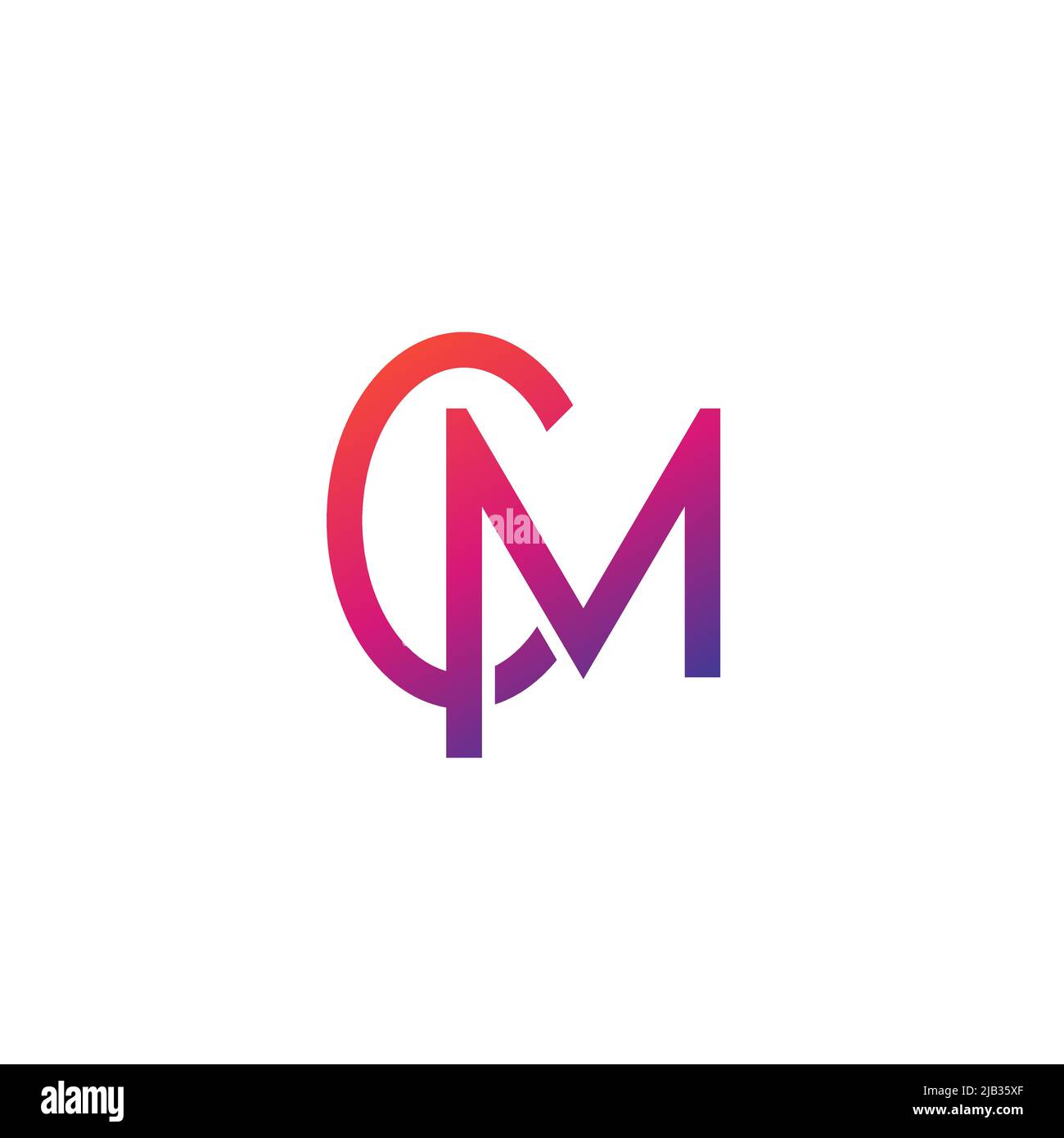 CM letters logo design, monogram on white Stock Vector Image & Art - Alamy