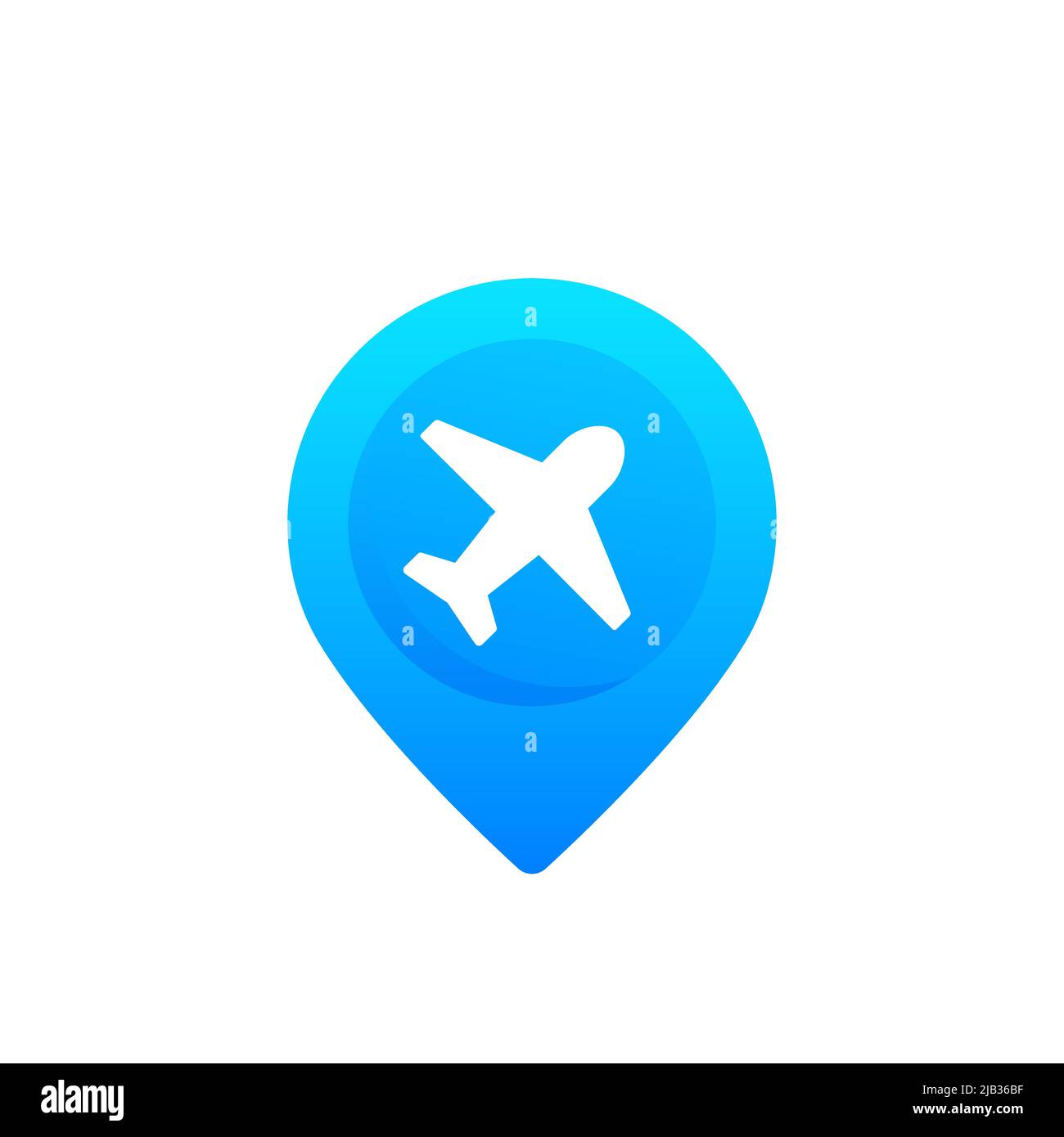 Airplane gps map pointer Cut Out Stock Images & Pictures - Alamy
