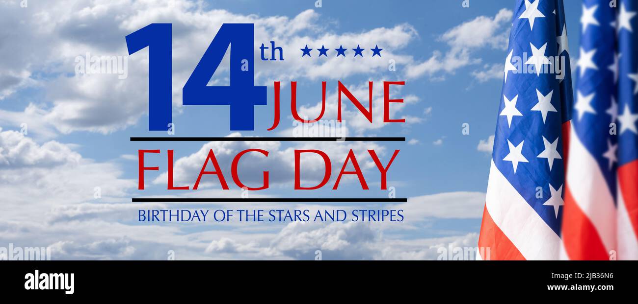 Happy flag day greeting card or background Stock Photo - Alamy
