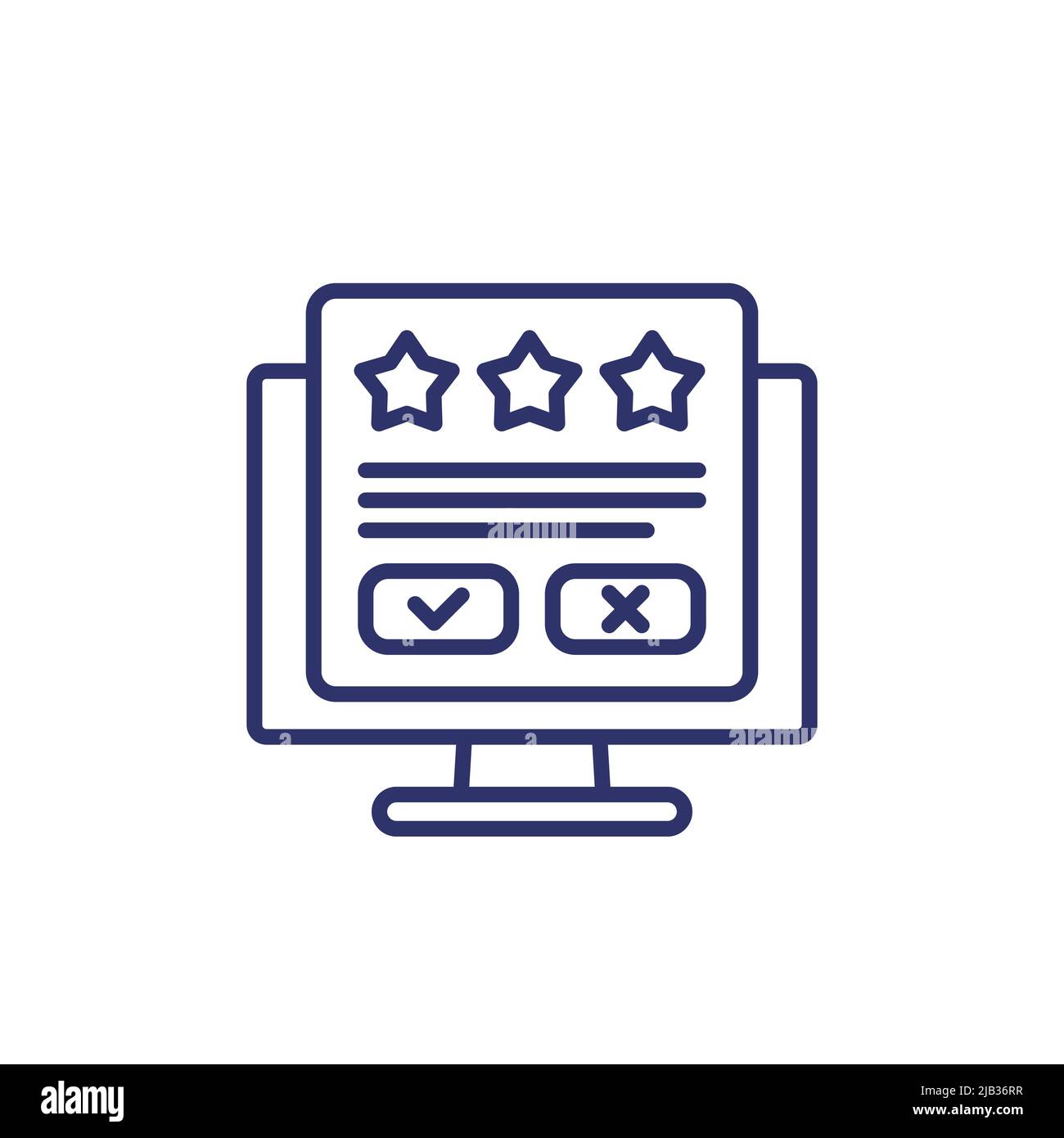 Negative online feedback Cut Out Stock Images & Pictures - Alamy