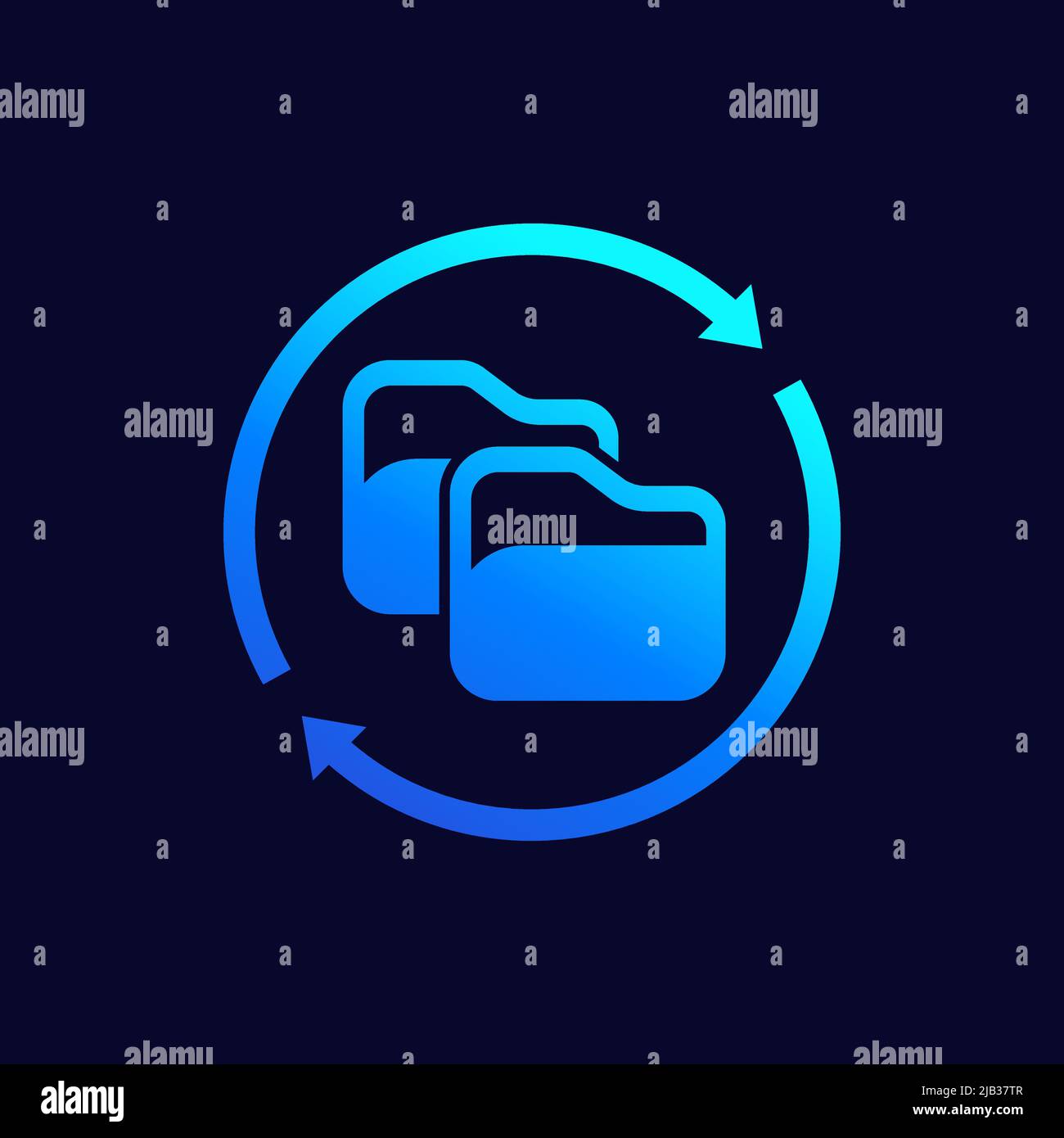copy folder and files icon, vector Stock Vector Image & Art - Alamy