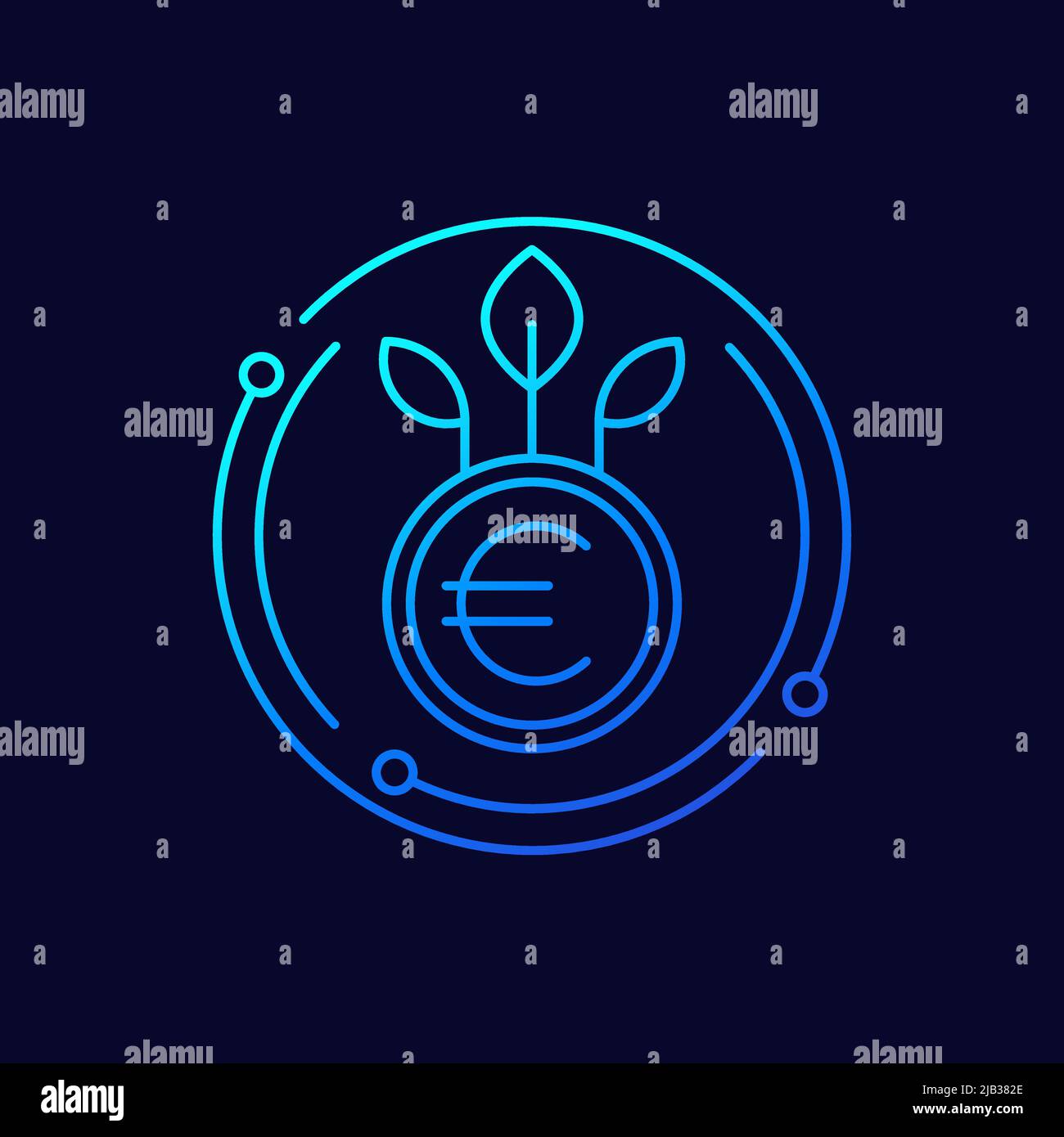 Euro rising Stock Vector Images - Alamy