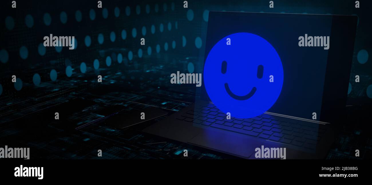 Happy customer service 3d illustration Stock Photo - Alamy