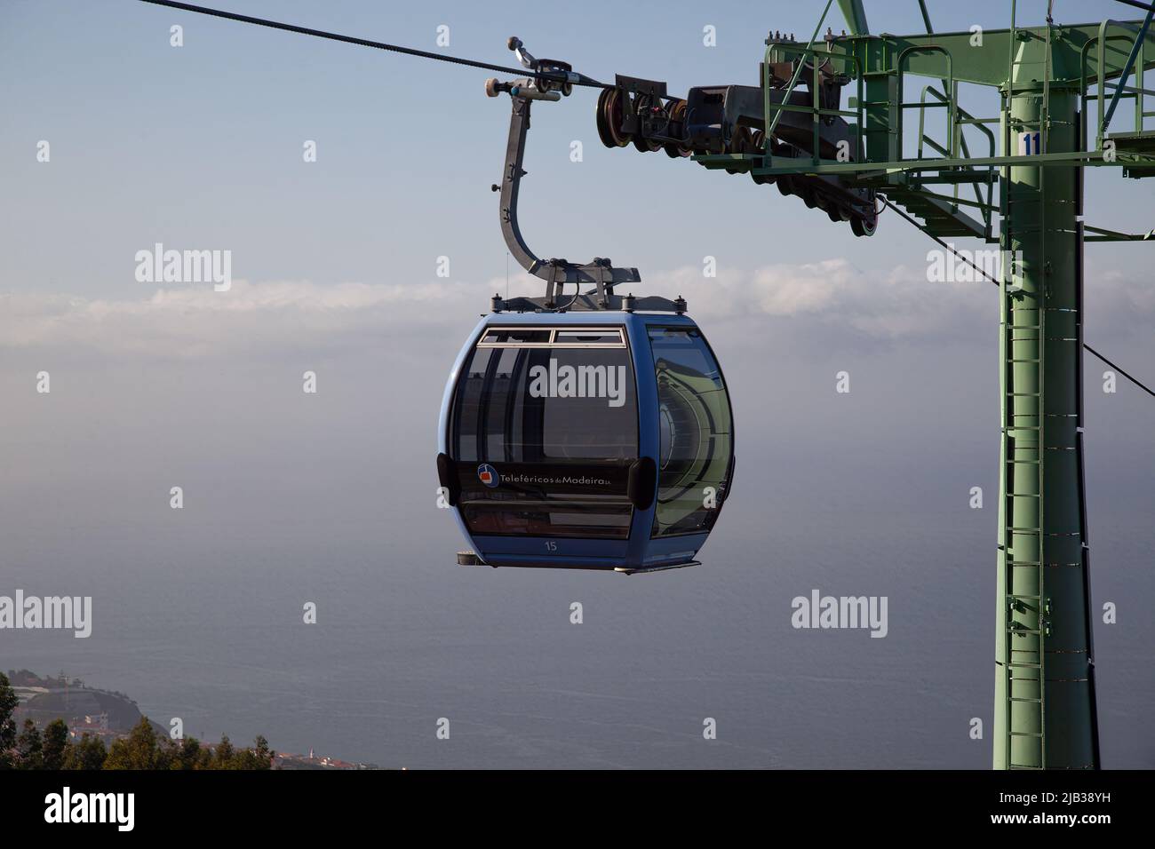 Funchal, Madeira cable car Stock Photo - Alamy