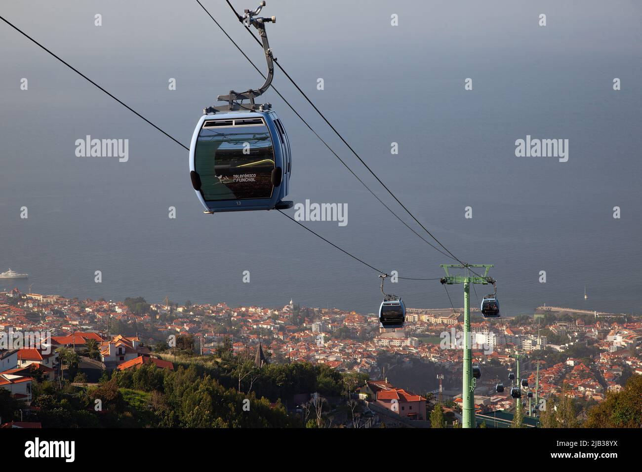 Funchal, Madeira cable car Stock Photo - Alamy