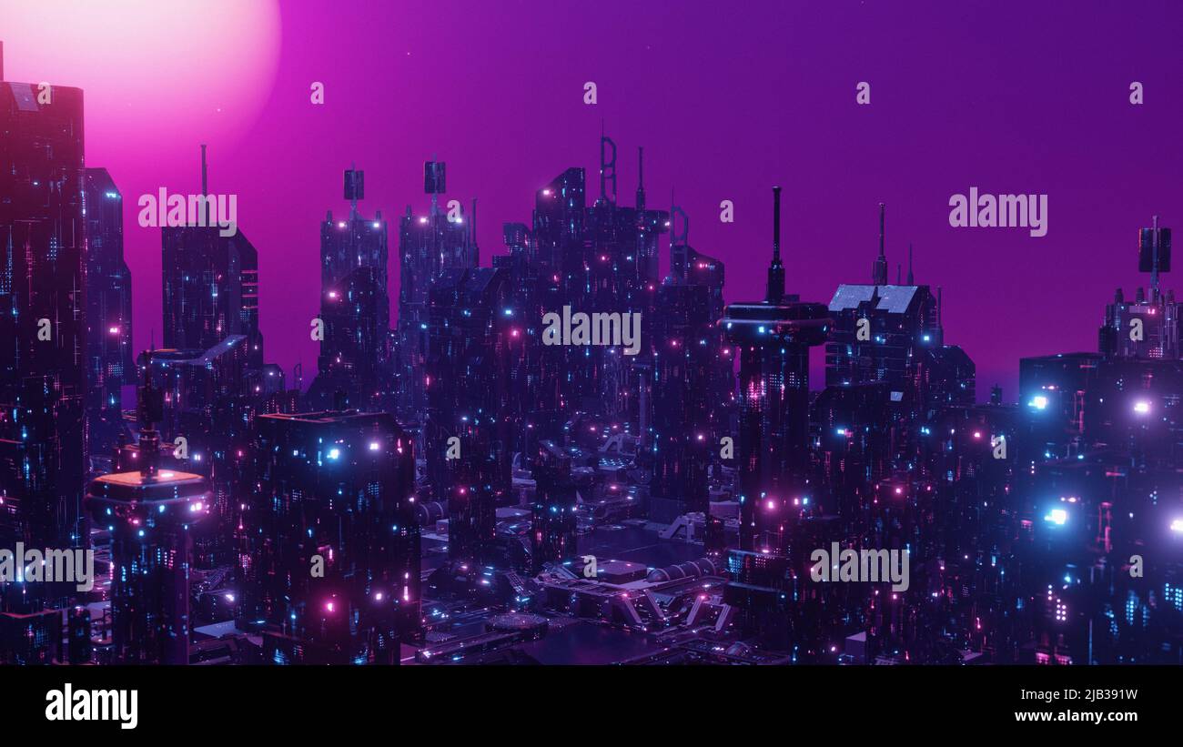 Tokyo cyberpunk hi-res stock photography and images - Alamy