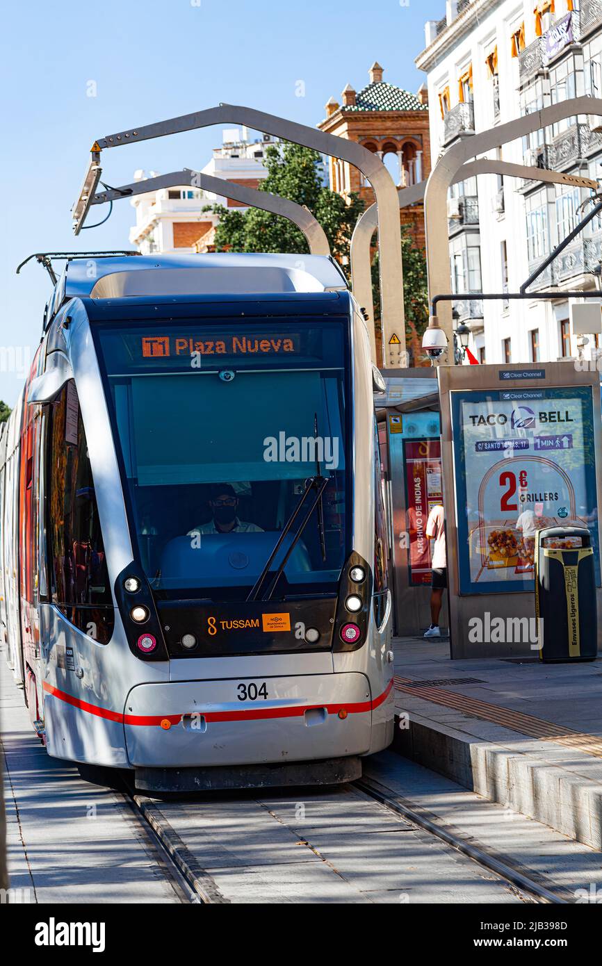 Tramway seville tramway hi-res stock photography and images - Alamy