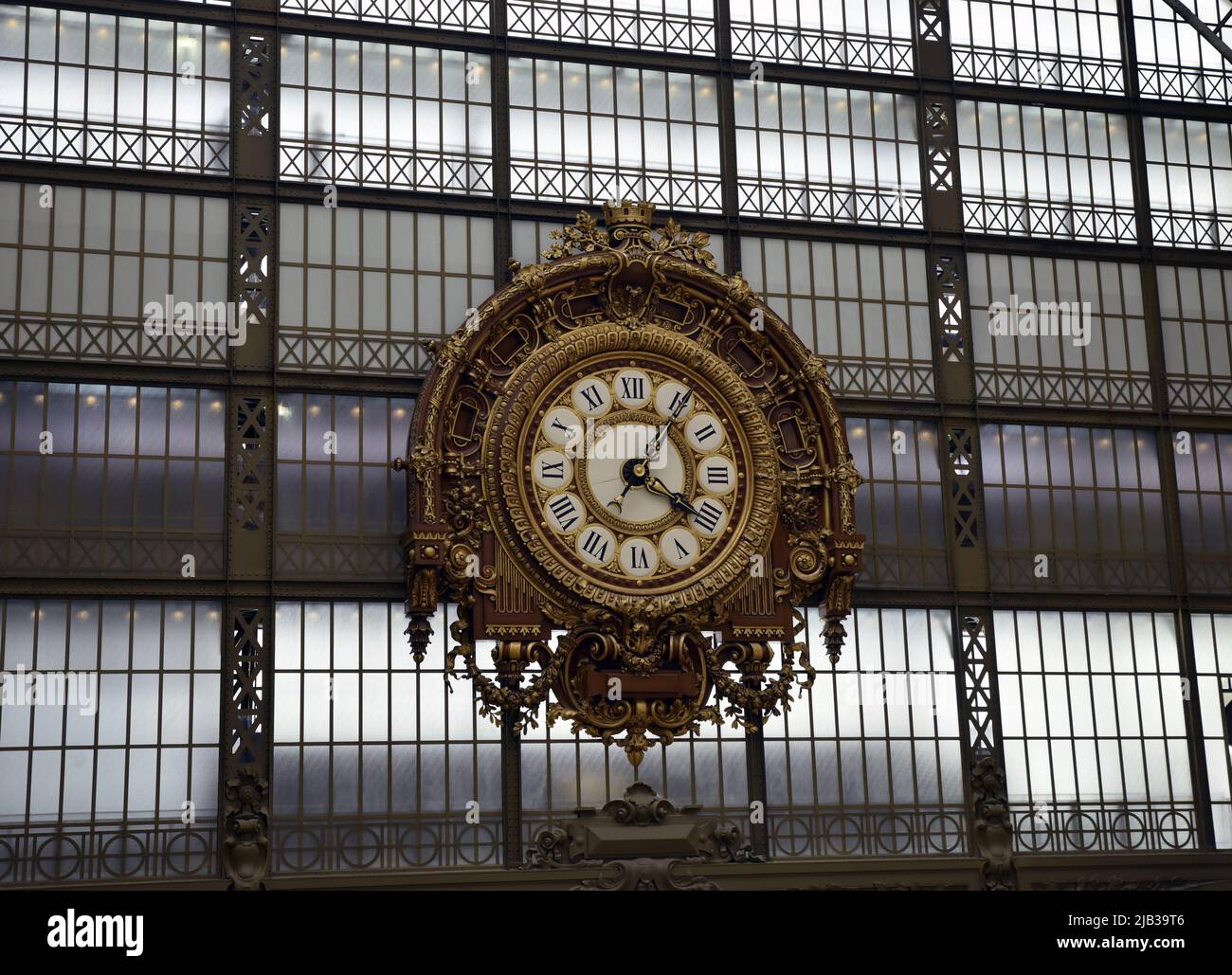 Orsay museum clock in Paris, France on May 31, 2022. Photo by Patrice ...
