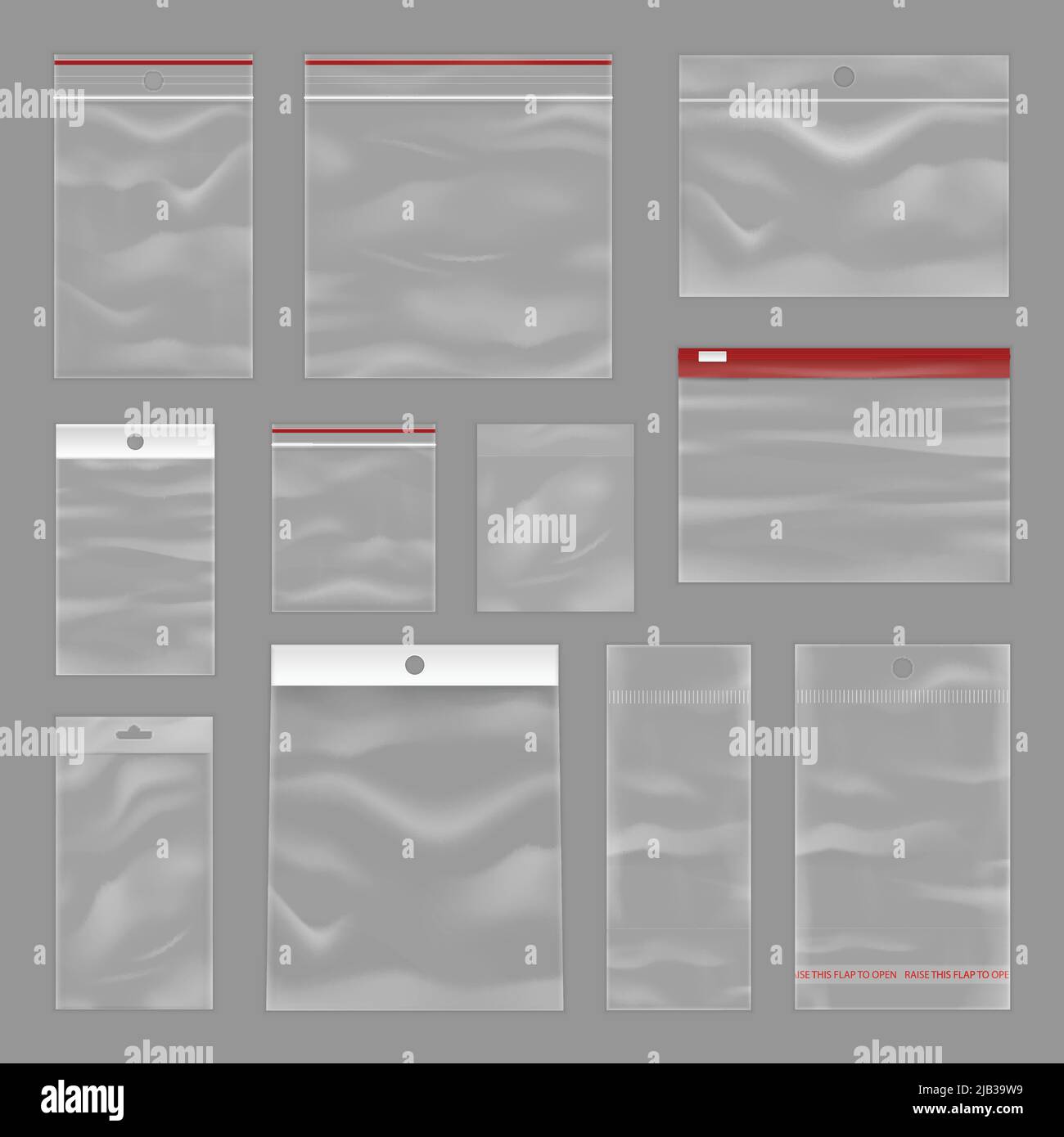 Clear plastic reusable reclosable and resealable zipper pocket bags ...