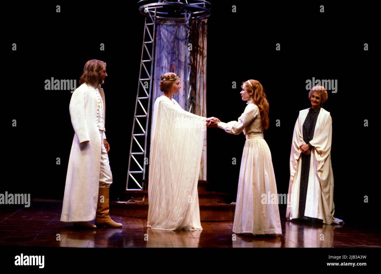 l-r: Patrick Stewart (Leontes), Gemma Jones (Hermione), Julia Hills ...