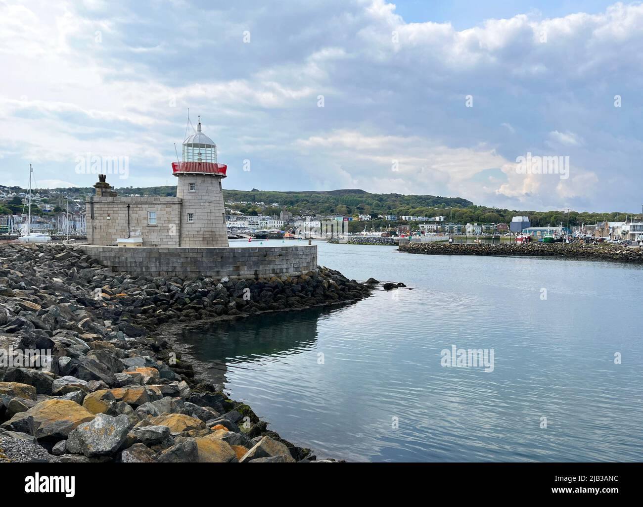 Howth Harbour Lighthouse, County Dublin, Ireland Stock Photo - Alamy