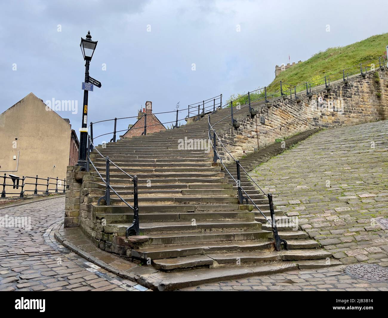 199 Steps in Whitby Stock Photo - Alamy