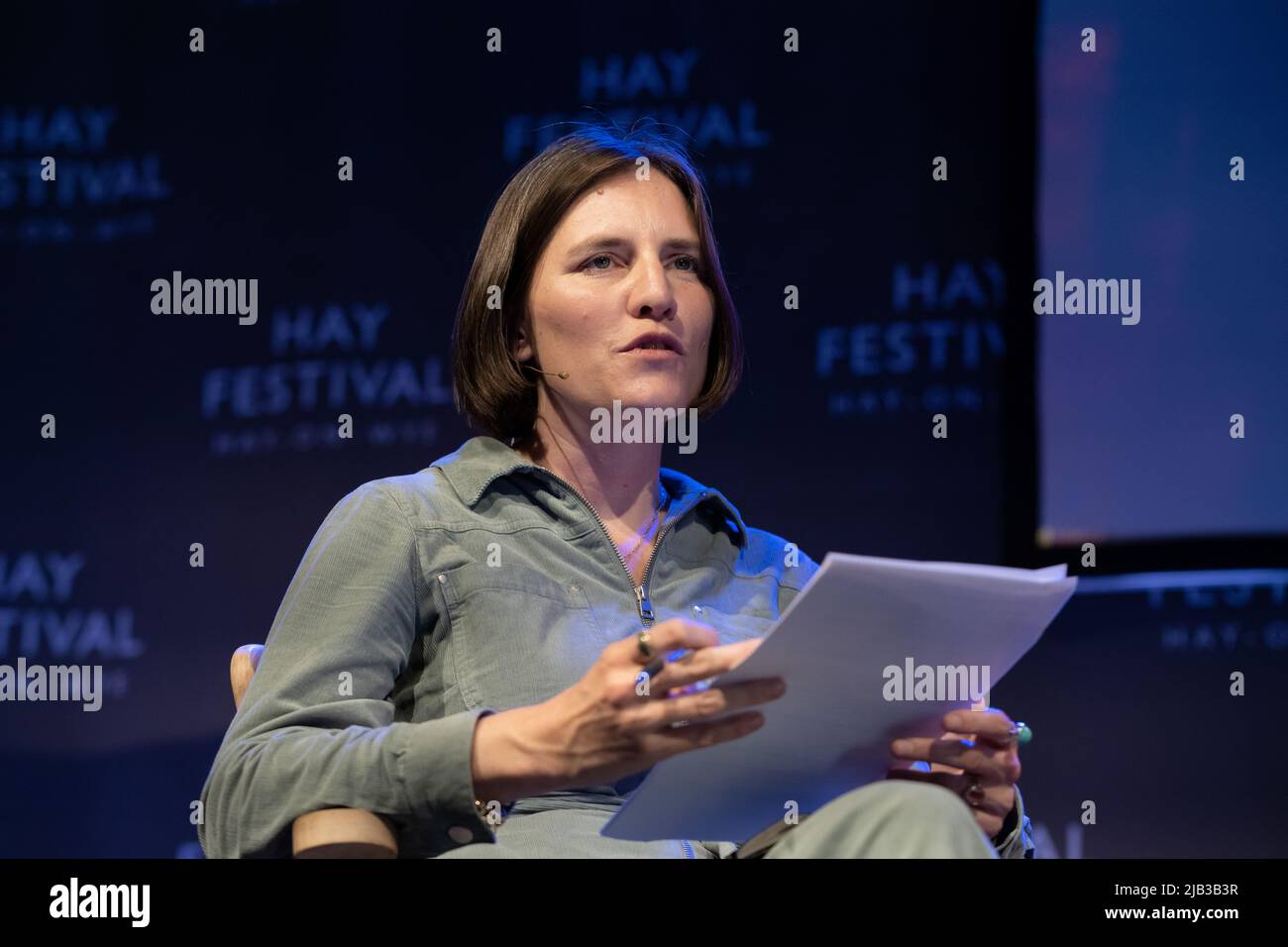 Hay-on-Wye, Wales, UK. 2nd June, 2022. Cori Crider, Rosa Curling, Mercy ...