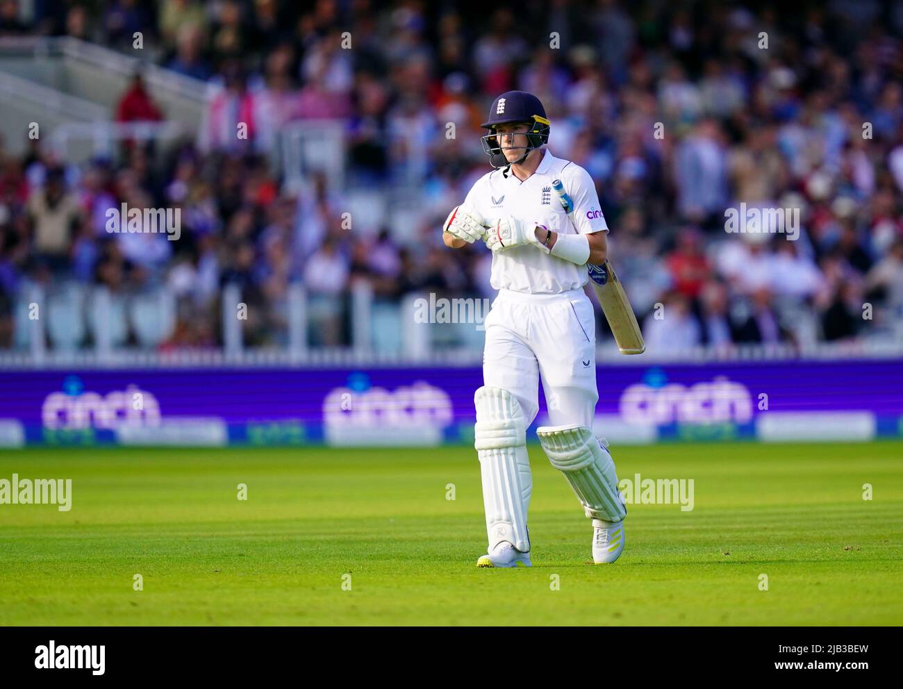 England's Matty Potts walks off after being caught by New Zealand's ...