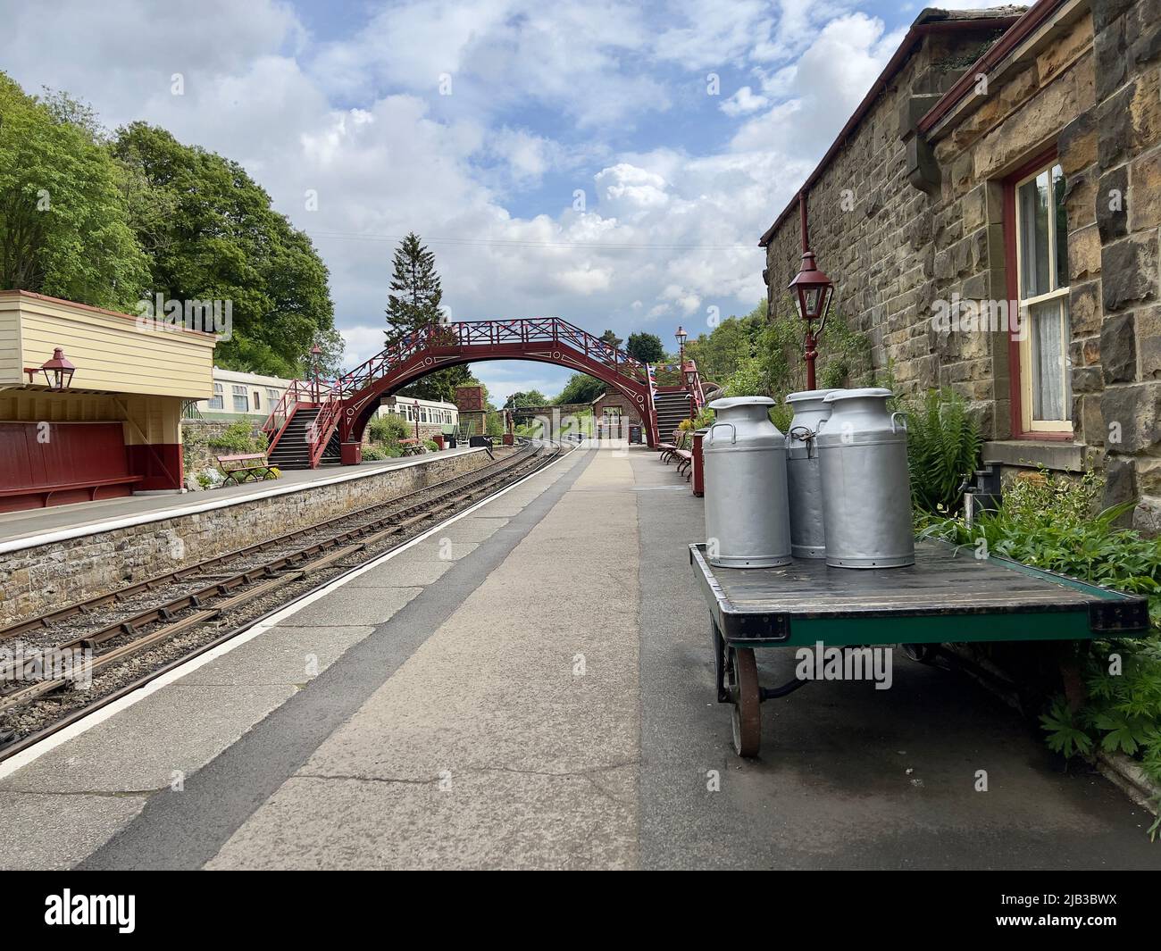 Milk churn truck hi-res stock photography and images - Alamy