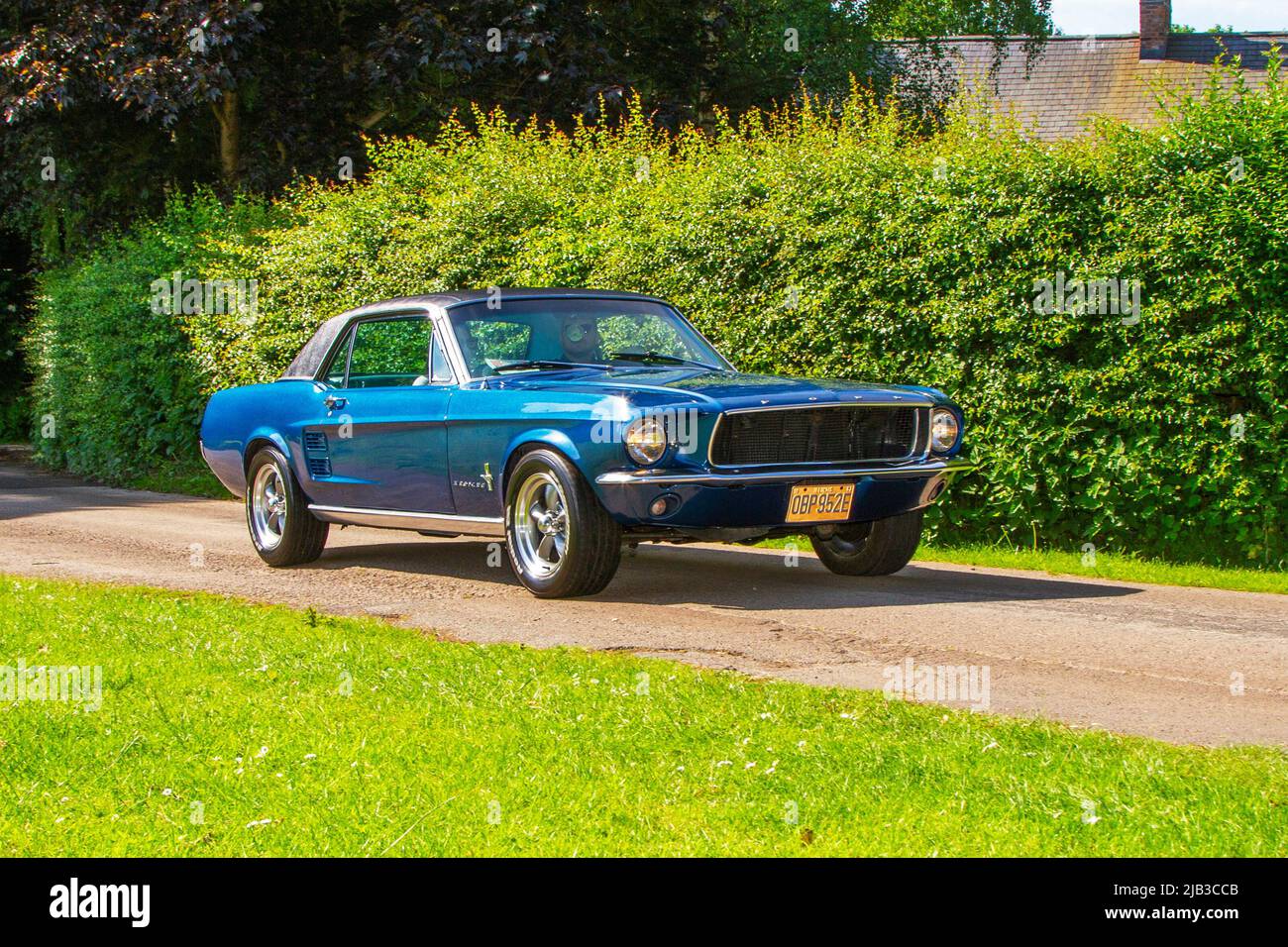 1967 60s sixties Blue Ford Mustang 4942 cc petrol, arriving in Worden ...