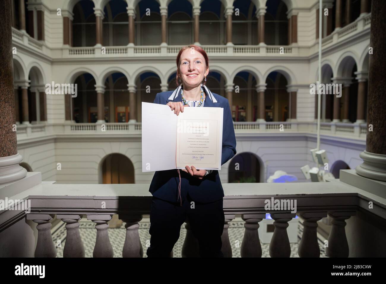 Berlin, Germany. 30th Mar, 2022. Geraldine Rauch, President of TU ...