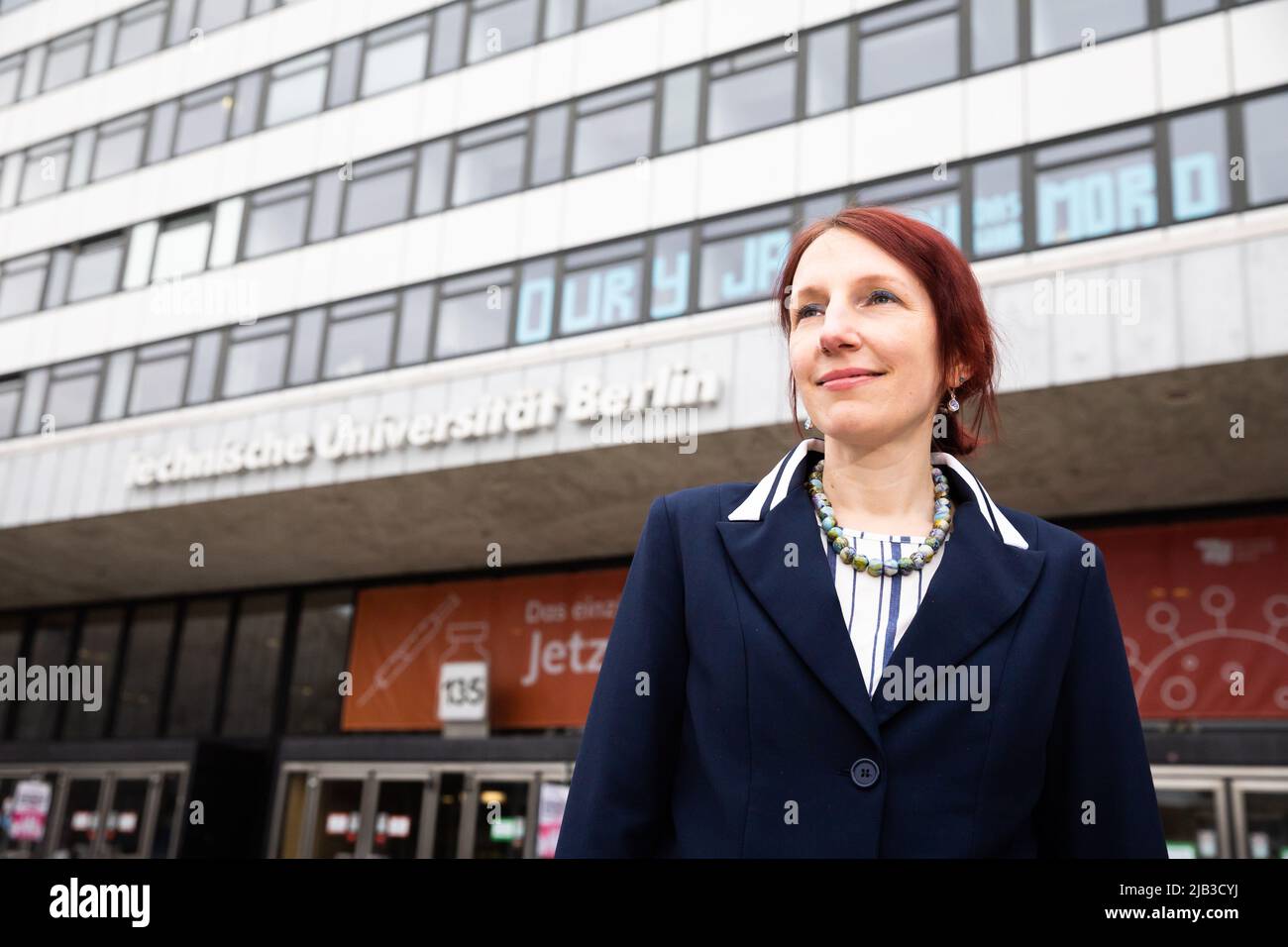 Berlin, Germany. 30th Mar, 2022. Geraldine Rauch, President of the TU ...