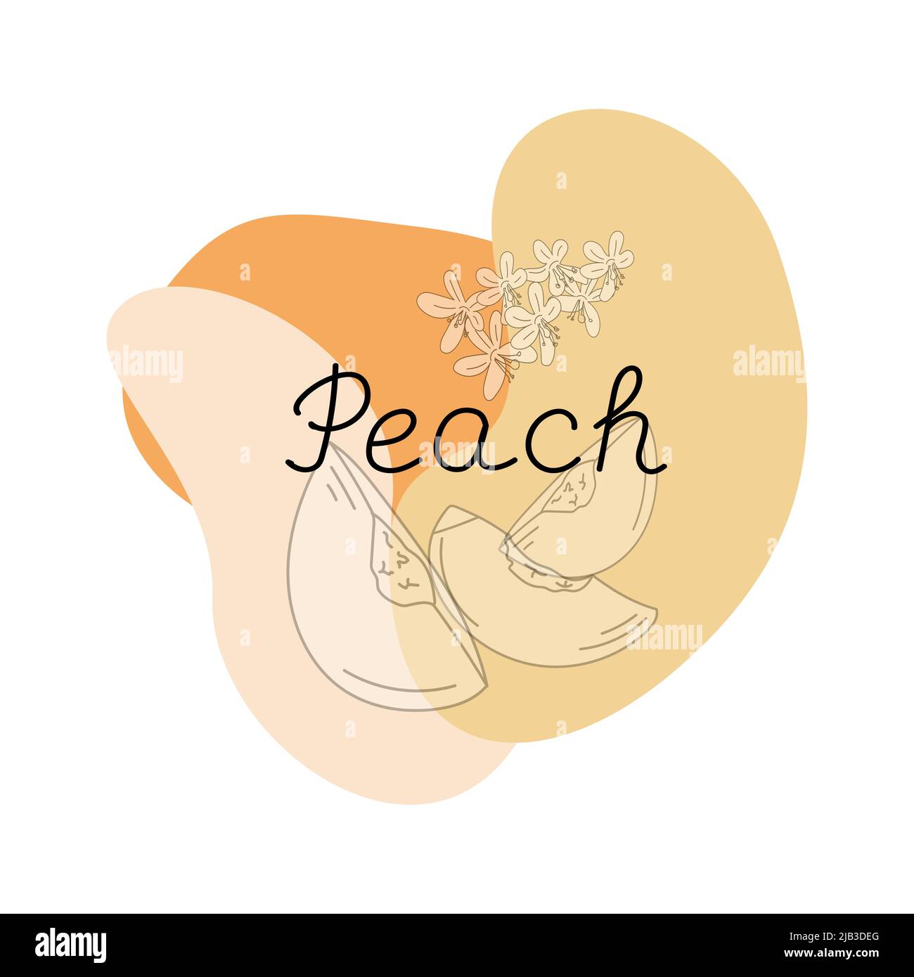 Simple shapes fruit Stock Vector Images - Alamy