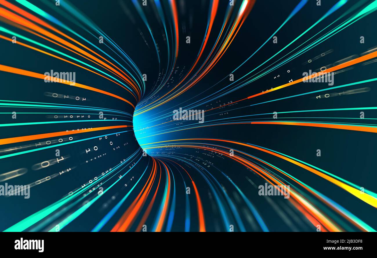 High-speed data flow, information processing. Big data analytics ...