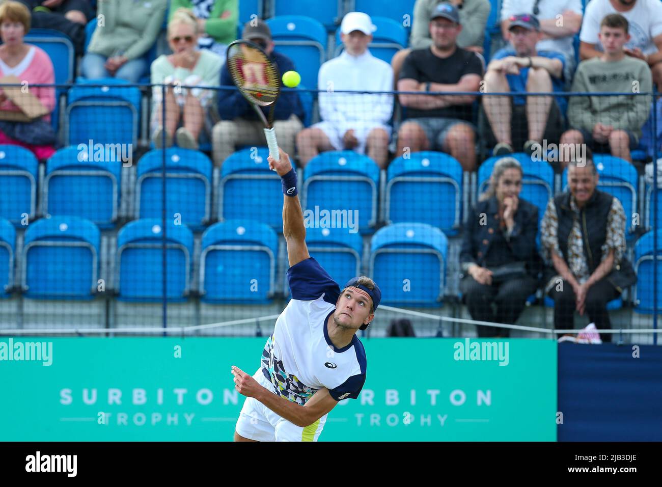 London, UK. 2nd June 2022. 2nd June 2022; Surbiton Racket & Fitness ...