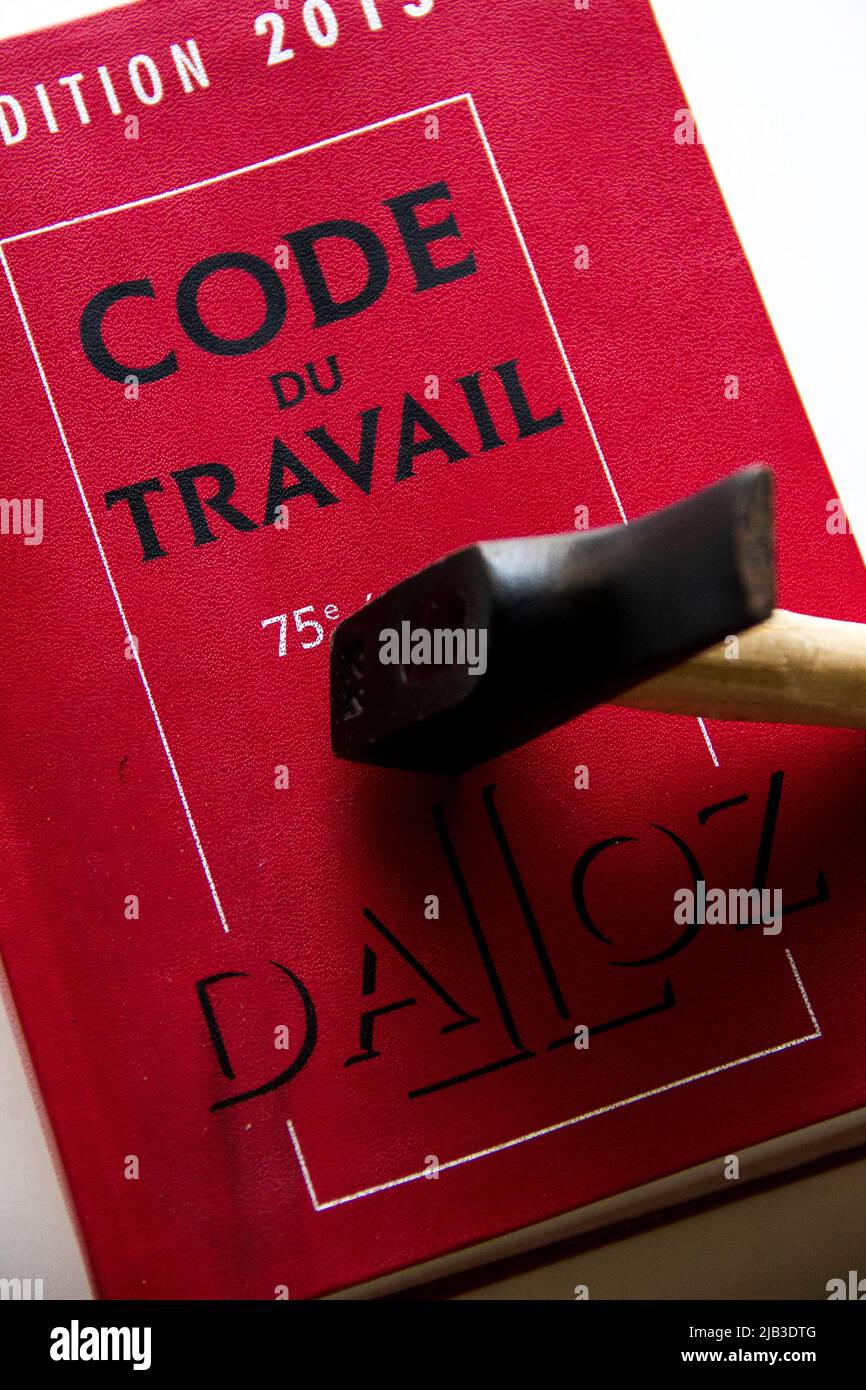 FRA - SOCIETY - LABOR CODE. Illustration of the labor code for future ...