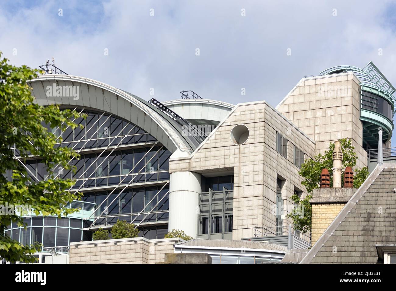 LONDON, UK - MAY 26, 2022: Exterior view of Embankment Place building ...