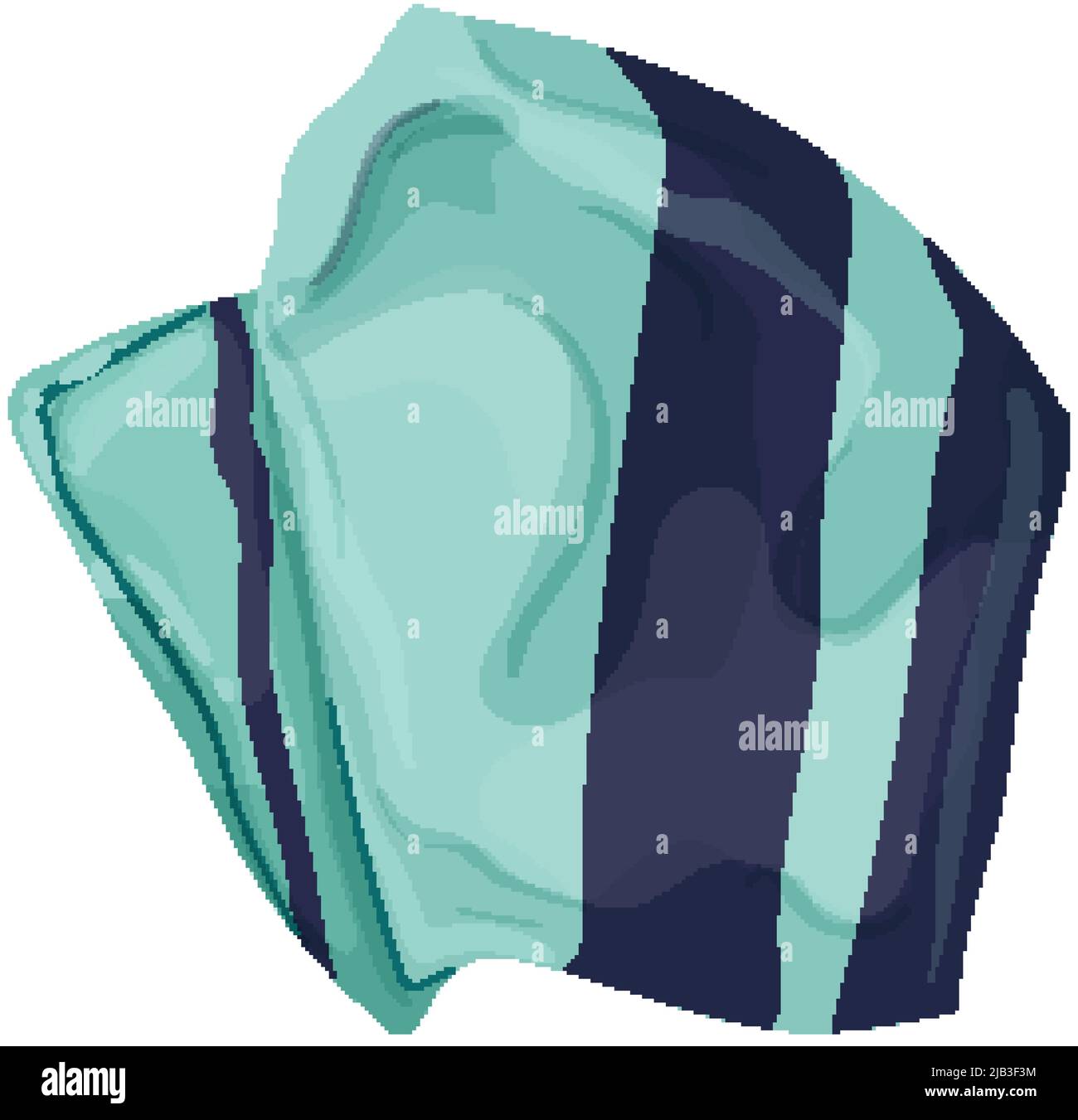 fabric handkerchief towel color icon vector illustration Stock Vector ...