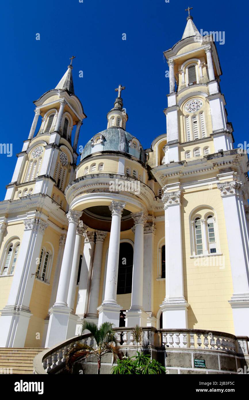 ilheus, bahia, brazil - june 1, 2022: view of Sao Sebastiao cathedral ...