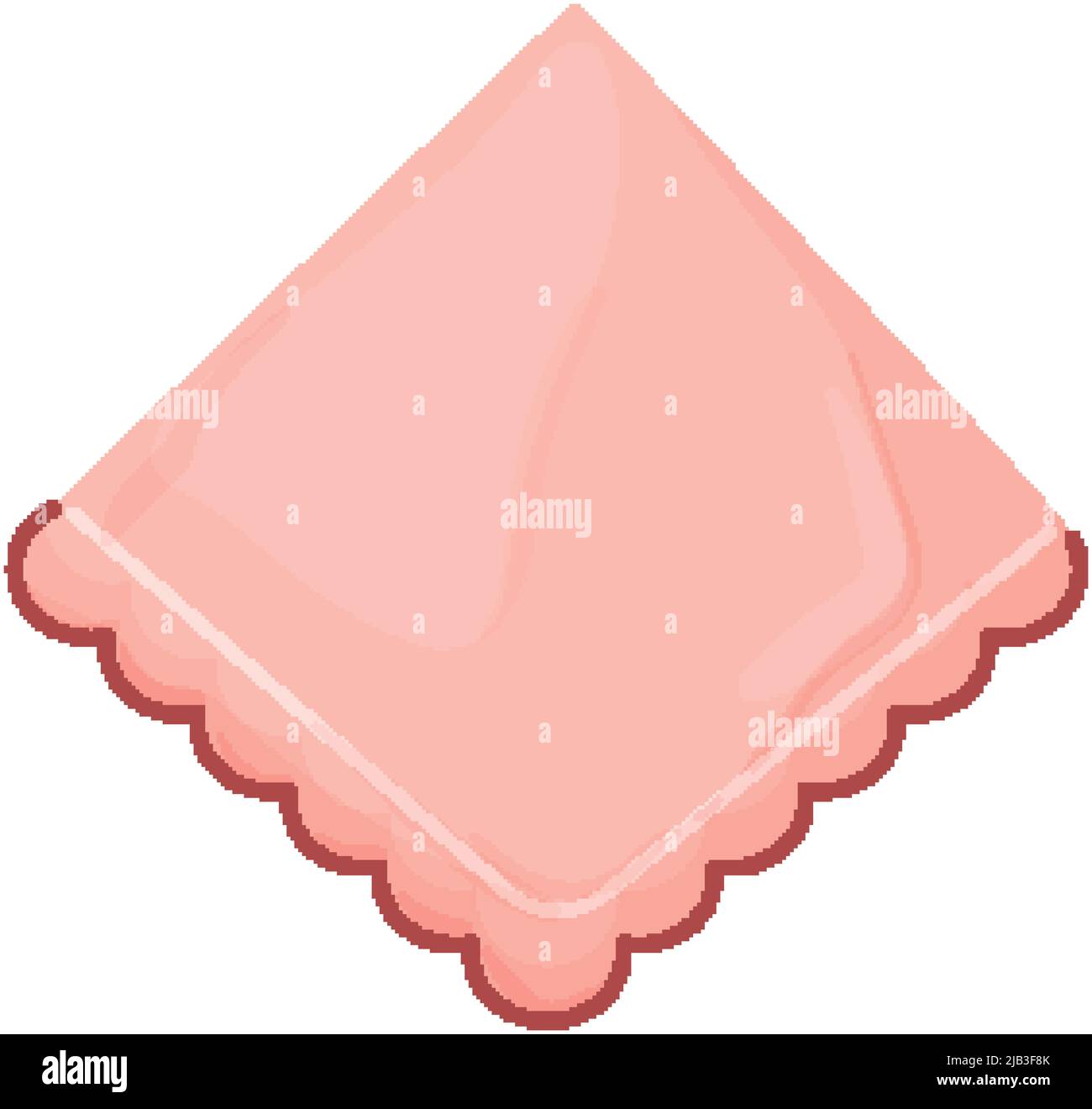 napkin handkerchief towel color icon vector illustration Stock Vector ...