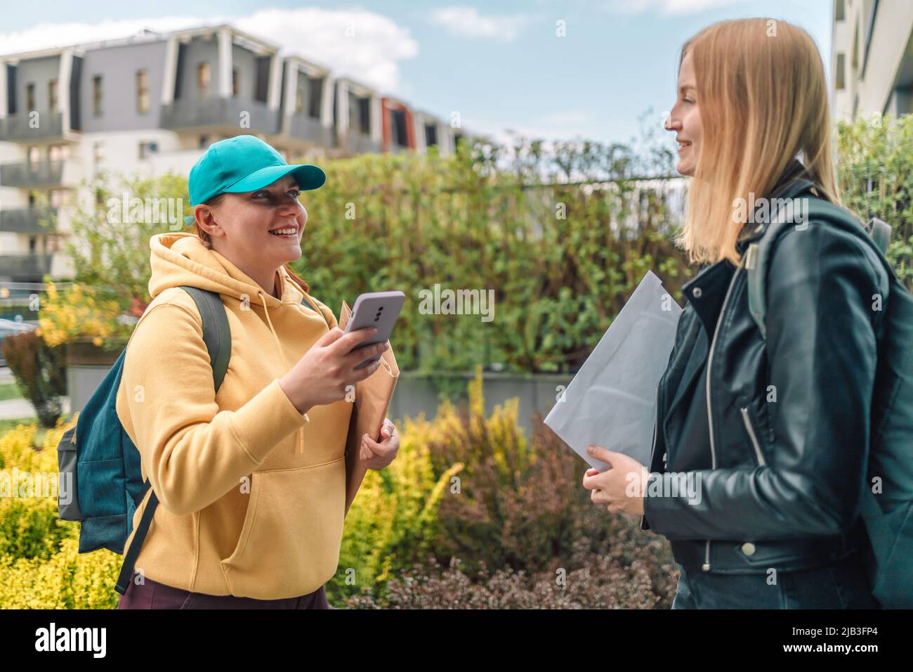 Delivery focused hi-res stock photography and images - Alamy
