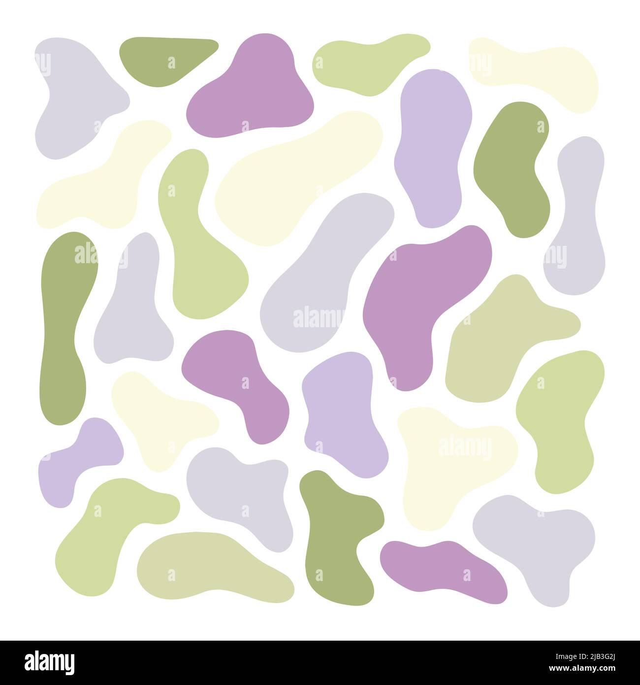 Vector pastel colors various abstract shapes. Cute Boho nursery clipart ...